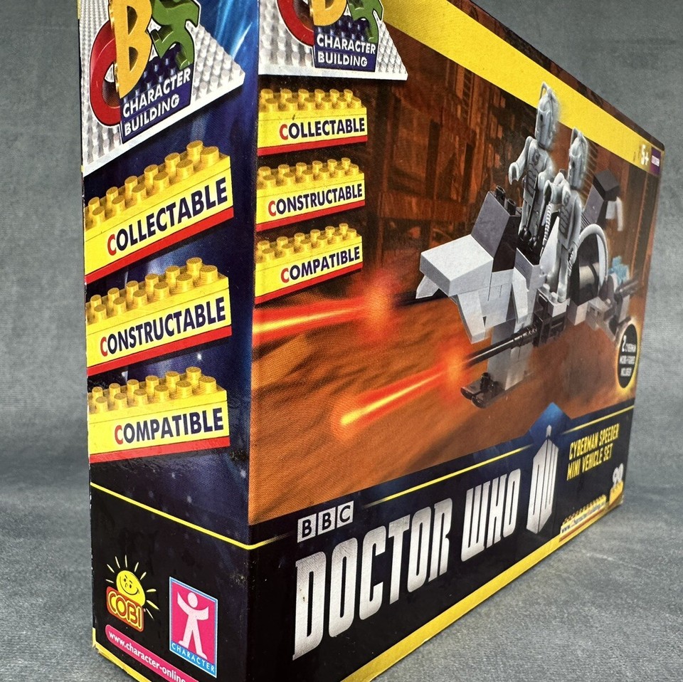 Character Building Doctor Who Cyberman Speeder Mini Vehicle Set NIB | eBay