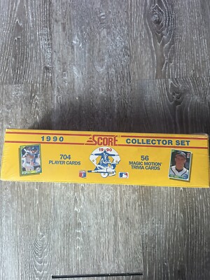 1990 SCORE BASEBALL CARD BOX | eBay