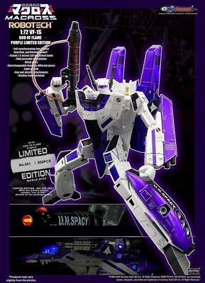 KitzConcept Robotech 1/72 VF-1S God of Flame Purple Jetfire Skyfire ...