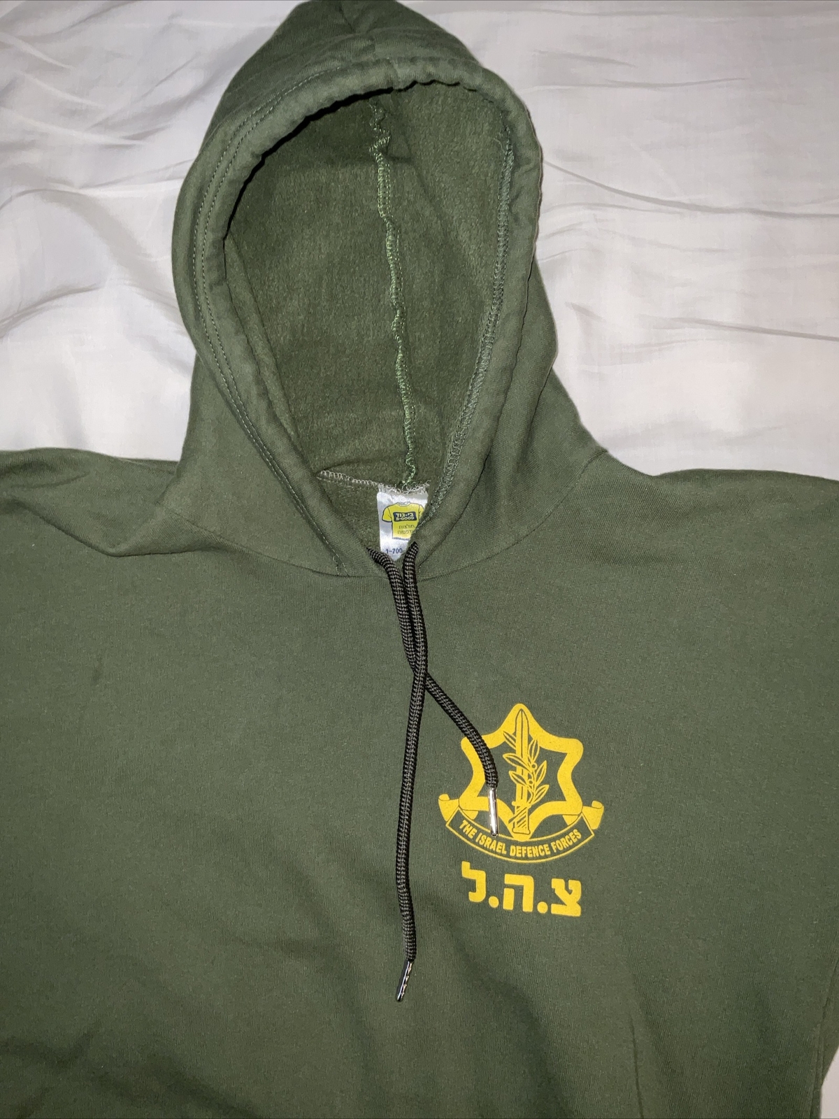 Israel Defense Force ~ IDF Olive Hoodie Cotton Sweatshirt Made in ...