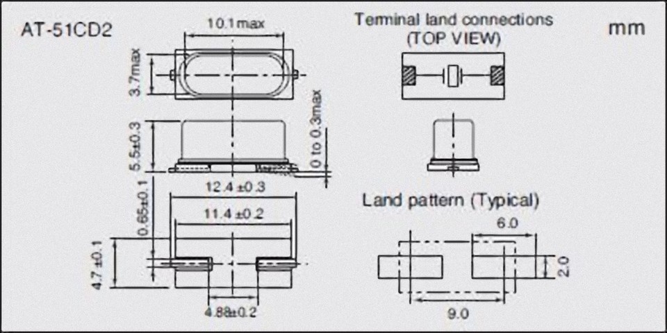 Lot of 10 Crystal 10.178125MHz 16pF SMD SMT 11.4×4.7×5.5mm | eBay