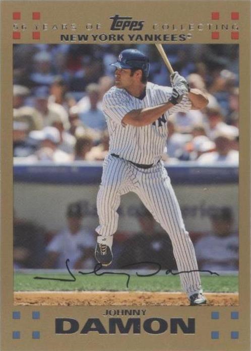 2007 Topps - Johnny Damon #196 Gold /2007 for sale online | eBay