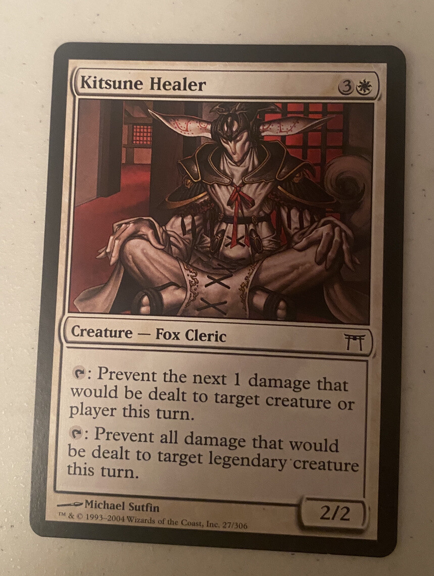 KITSUNE HEALER of Kamigawa MTG Magic Cards Four (4) Cards | eBay