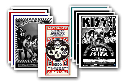 KISS - 10 promotional posters - collectable postcard set # 1 | eBay UK