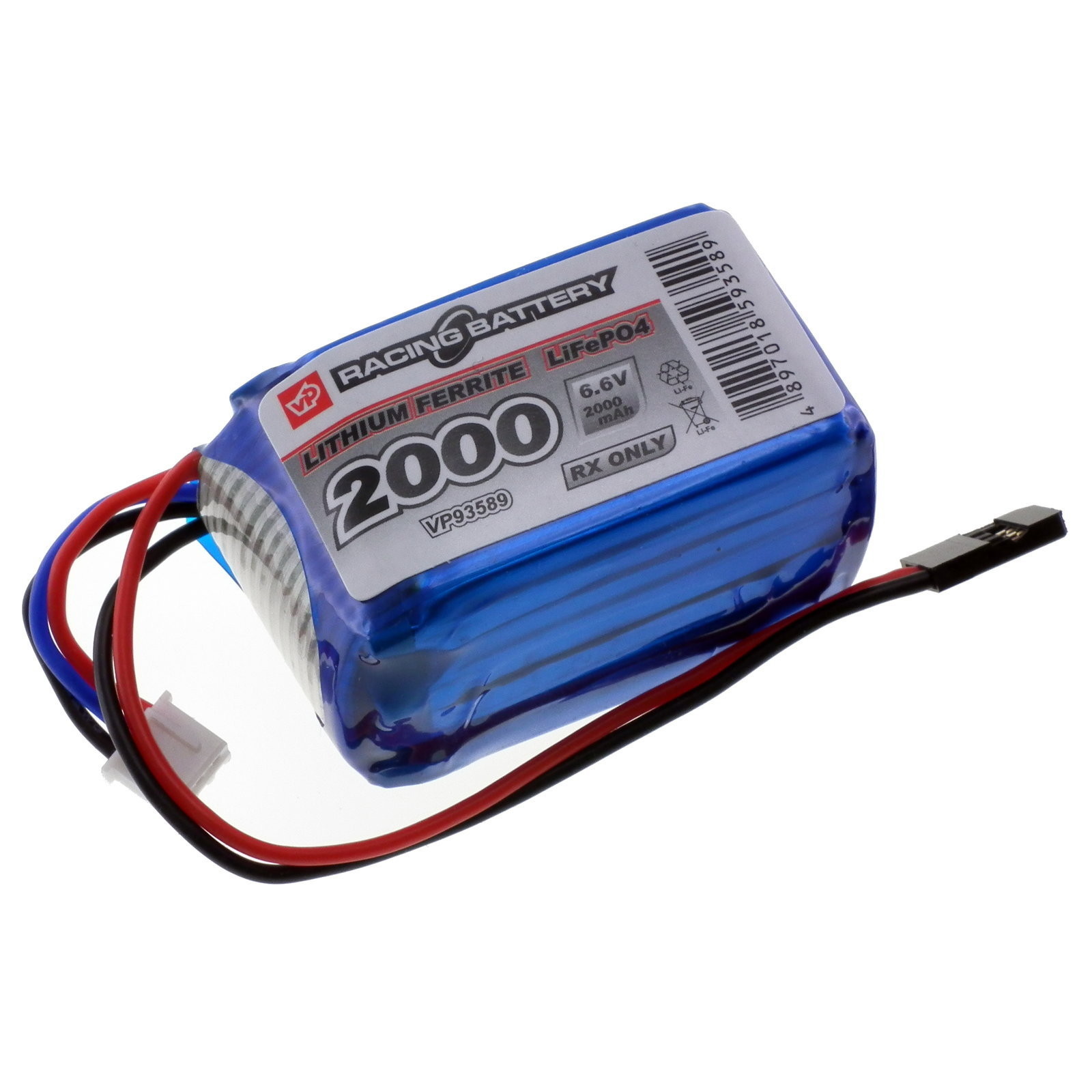 6.6V 1000mAh to 4200mAh Receiver LiFePO4 LiFe Lithium-Ferrite Battery ...
