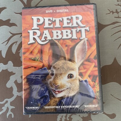 Peter Rabbit DVD James Corden, Daisy Ridley, Sam Neill NEW AND FACTORY ...