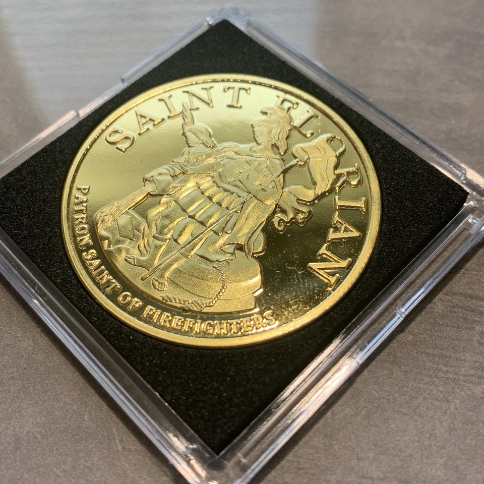 LACoFD LOS ANGELES COUNTY FIRE DEPARTMENT Gold Plated Challenge Coin ...