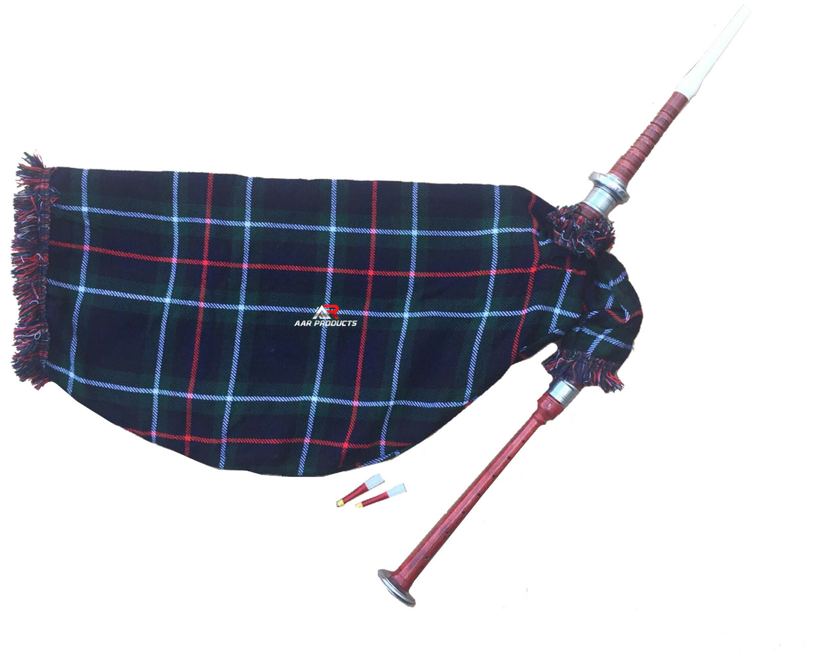 Scottish Goose Bagpipe Silver Imitation Ivory Mount Practice Multi ...