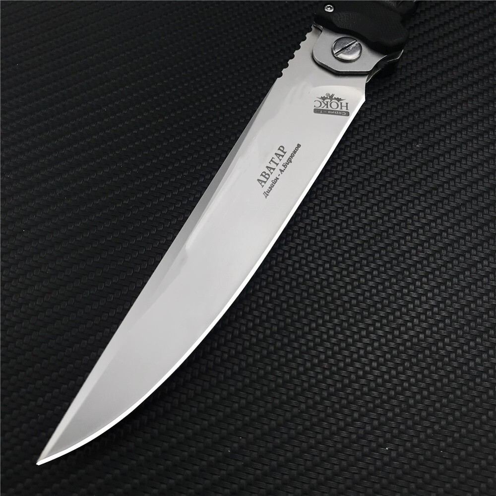 Tactical Russian NOKS HOKC D2 Blade Folding Blade Knife Hunting Camping ...