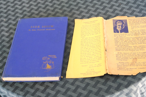 Side Show by Rosa Zagnoni Marinoni Signed with partial Dust Jacket ...
