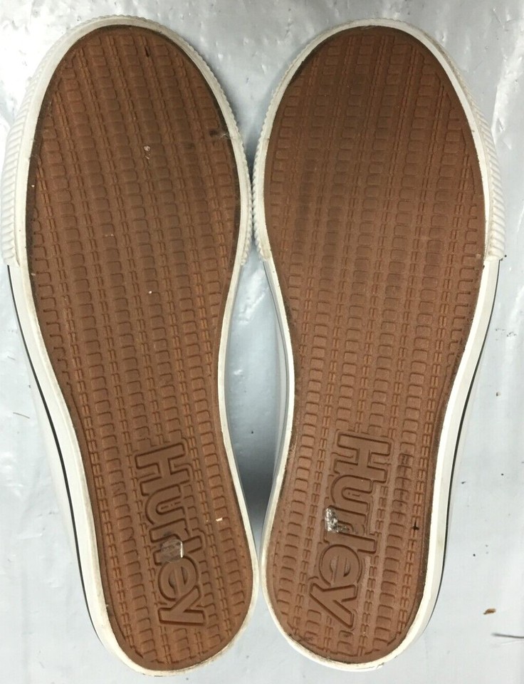 Hurley Women's CHLOE Slip On No Laces Sneakers WHITE Choose Size | eBay