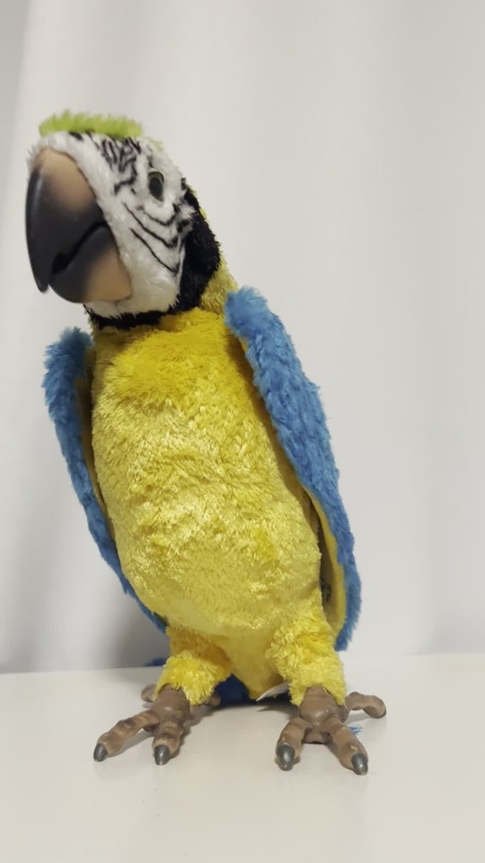 FurReal Friends Squawkers McCaw Macaw Parrot - WORKING | eBay