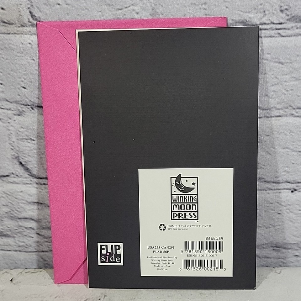 Winking Moon Press Birthday Card Space Galaxy Themed Im Glad Our Worlds ...