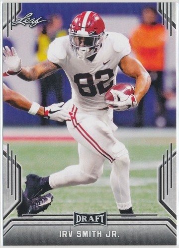 Irv Smith Jr. 2019 Leaf Draft Football #34 Alabama Crimson Tide ROOKIE ...
