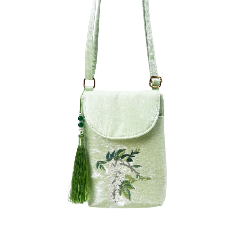 Chinese Embroidery Hanfu Bag Ancient Messenger Shoulder Bag Phone Purse ...