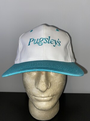 Vintage Pugsley’s Snapback Trucker Hat Baseball Cap Lid Rare Retro Old ...
