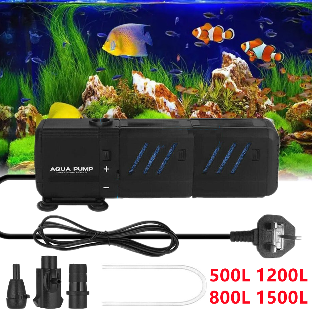 4 in 1 Aquarium Fish Tank Filter Water Pump Internal Purifier Filter ...