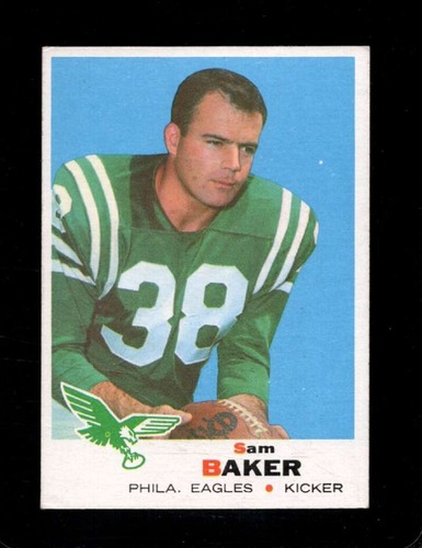 1969 TOPPS #154 SAM BAKER VGEX EAGLES *X52842 | eBay