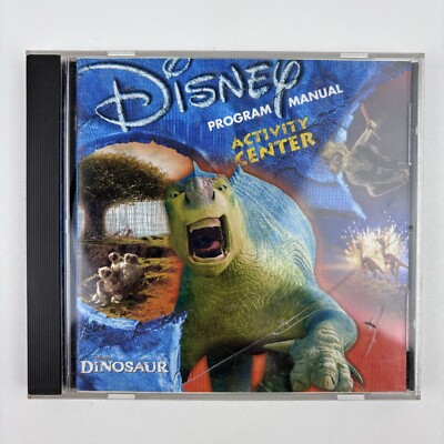 Disney's Dinosaur Activity Center PC CD-Rom 2001 Windows Children Kids ...