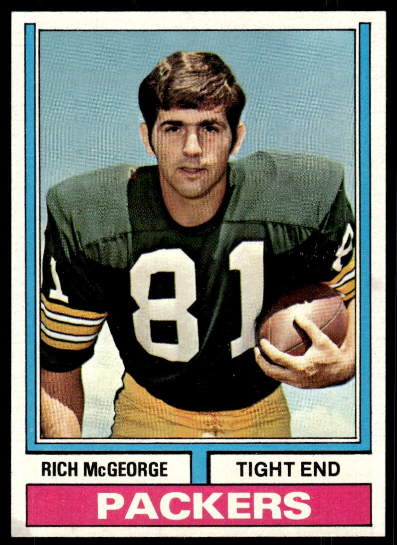1974 TOPPS RICH MCGEORGE GREEN BAY PACKERS #188 | eBay