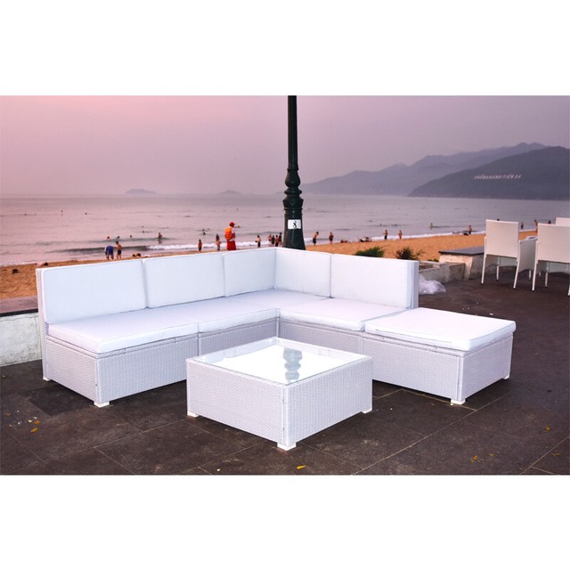 Small Garden Corner Sofa Set | Baci Living Room