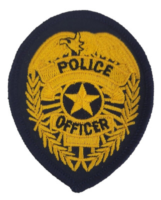 Police Officer Badge Patch 3"X2.25" | eBay