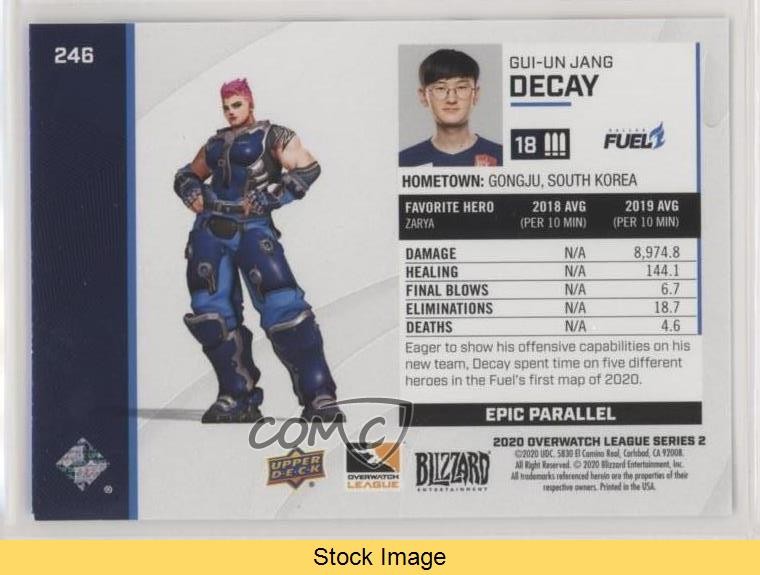 2020 Upper Deck Overwatch League Series 2 Epic Decay #246 READ 5x5 | eBay