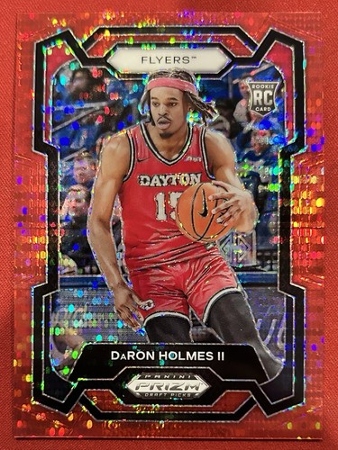 2024 PRIZM DRAFT DARON HOLMES II RED PULSAR 290/299! | eBay
