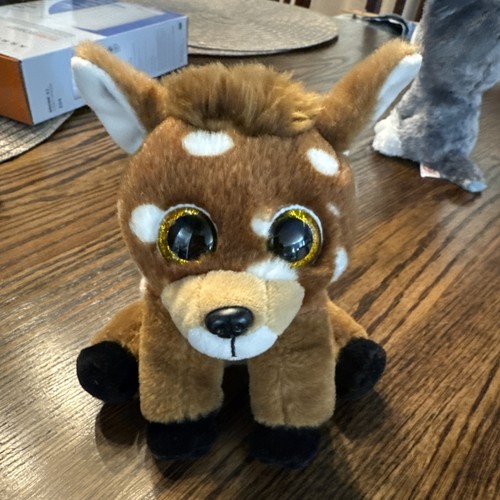 Ty Beanie Boos Buckley Fawn Deer Glitter Eyes Plush stuffed animal toy ...