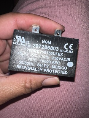 Original Electrolux Frigidaire Refrigerator Capacitor 297286803 ...