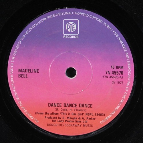 MADELINE BELL: dance dance dance / it happened one night PYE 7" Single ...
