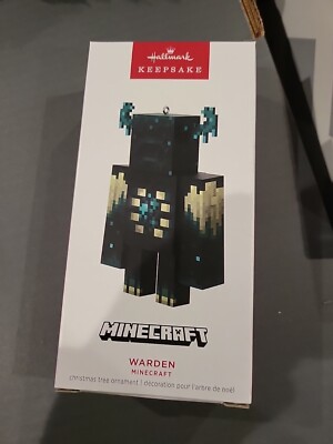 2023 Hallmark WARDEN MINECRAFT Keepsake Christmas Ornament Magic Light ...