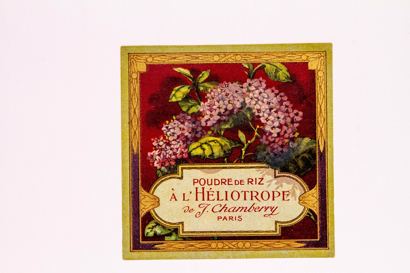 Vintage POUDRE DE RIZ, A L'HELIOTROPE, J. Chamberry, Antique Perfume ...