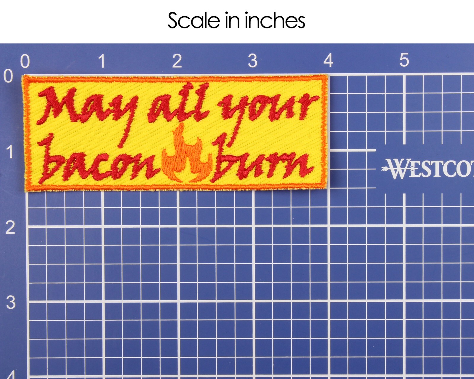 Calcifer May All Your Bacon Burn Patch - Made in USA -Howl's Moving ...