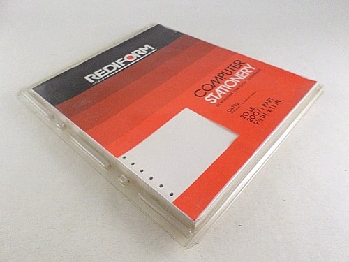 NOS Rediform Vintage Computer Stationery Paper Letterheads-9.5" x 11 ...