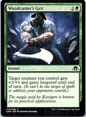 Woodcutter's Grit Magic The Gathering Eldritch Moon Light Play | eBay