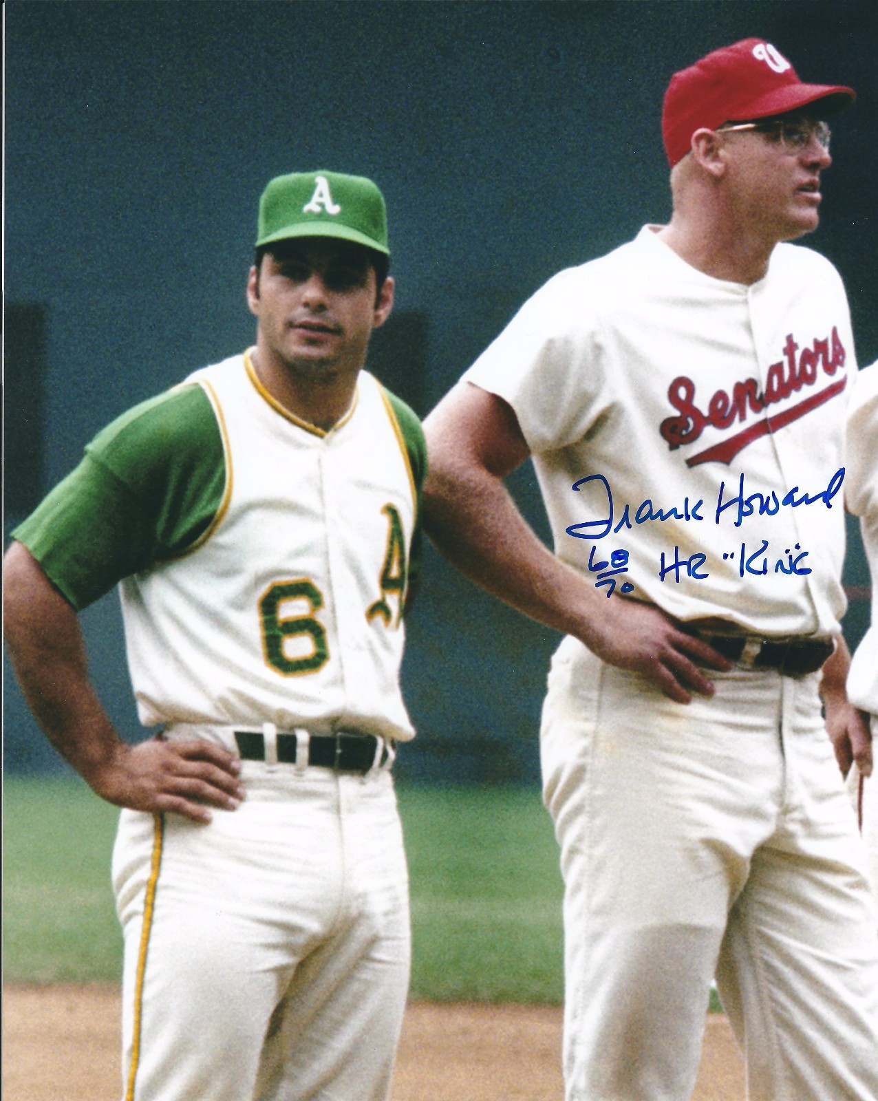 Signed 8x10 FRANK HOWARD Washington Senators Photo - COA | eBay