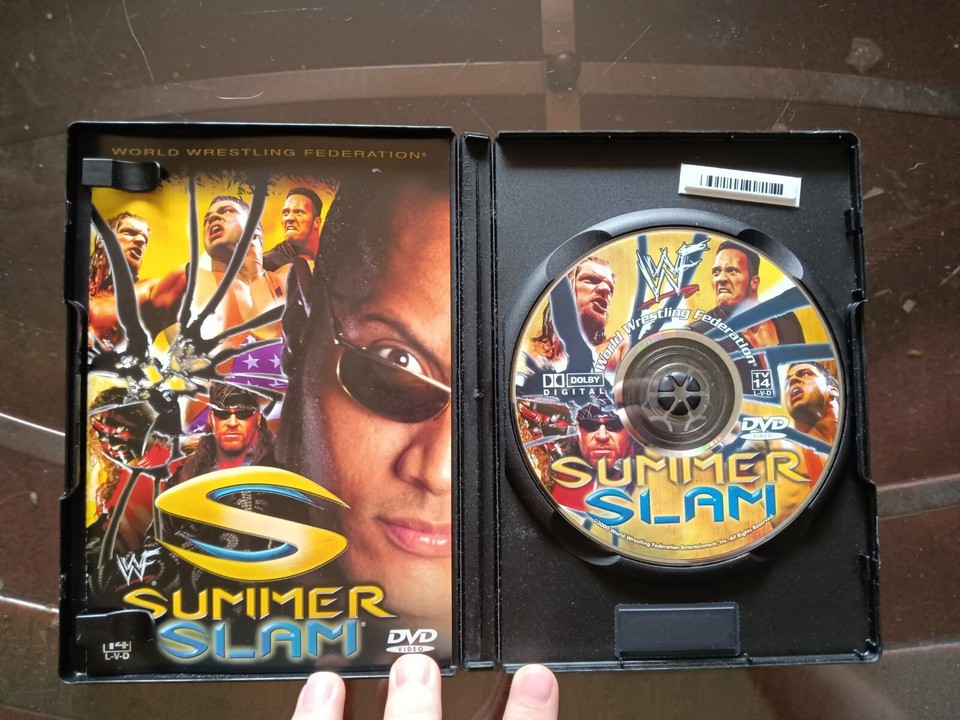 WWF SummerSlam 2000 (DVD) With Insert - The Rock, Triple H, Undertaker ...
