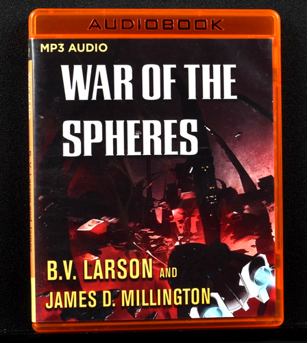 MP3 CD Audiobook War of the Spheres B.V. Larson Audio Book Sci-Fi Space ...