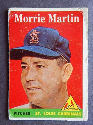Morrie Martin #53 Topps 1958 Baseball Card (St Louis Cardinals) *G | eBay