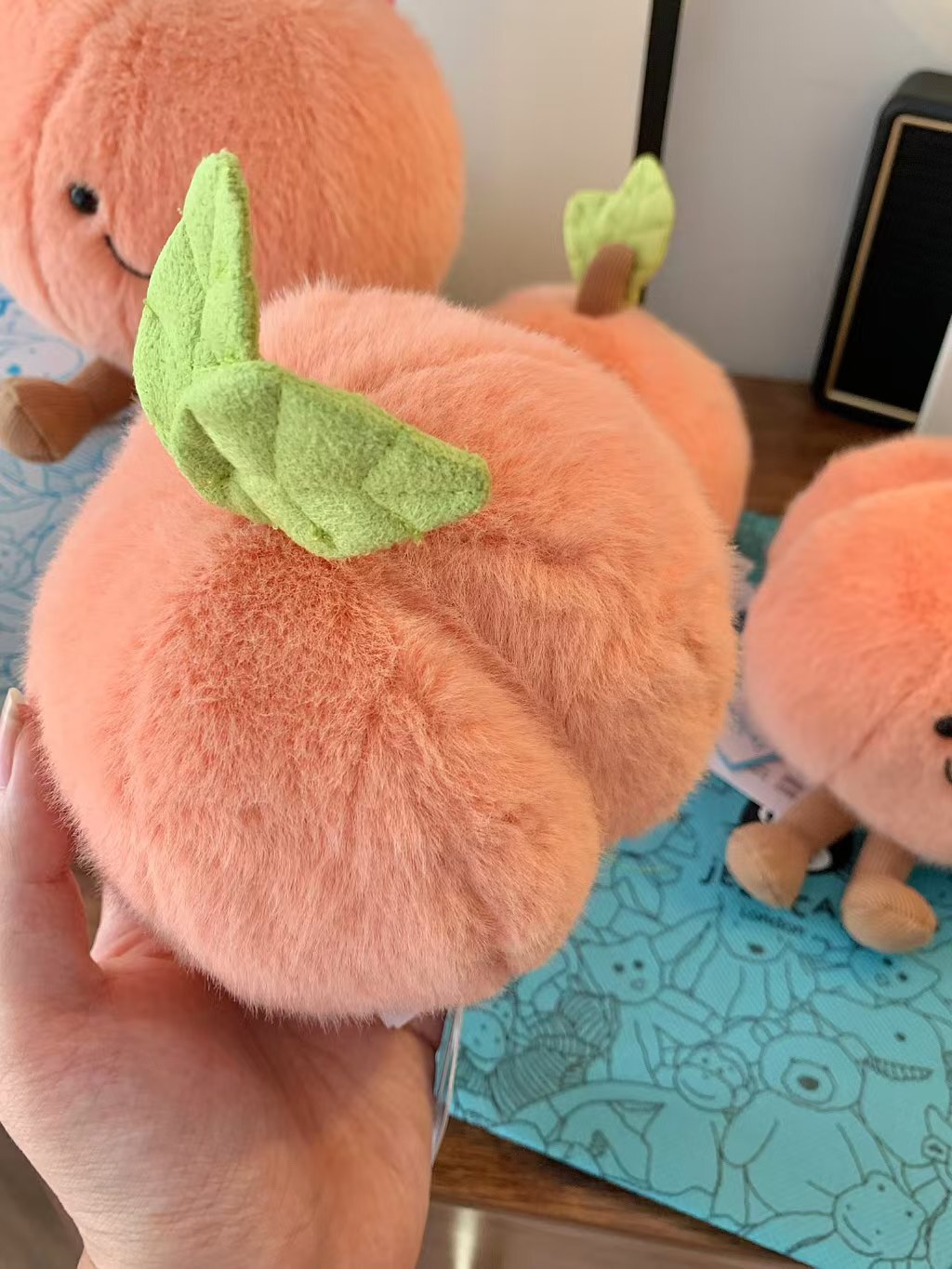 Jellycat Amuseable Fluffy Peach Plush Toy-Christmas gifts | eBay