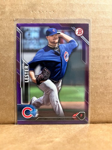 Jon Lester 2016 Bowman Paper Purple /250 #17 | eBay