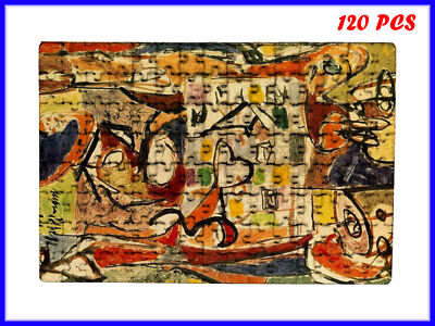 Jackson Pollock - The Tea Cup Art Paint - 120 Piece Jigsaw Puzzle | eBay