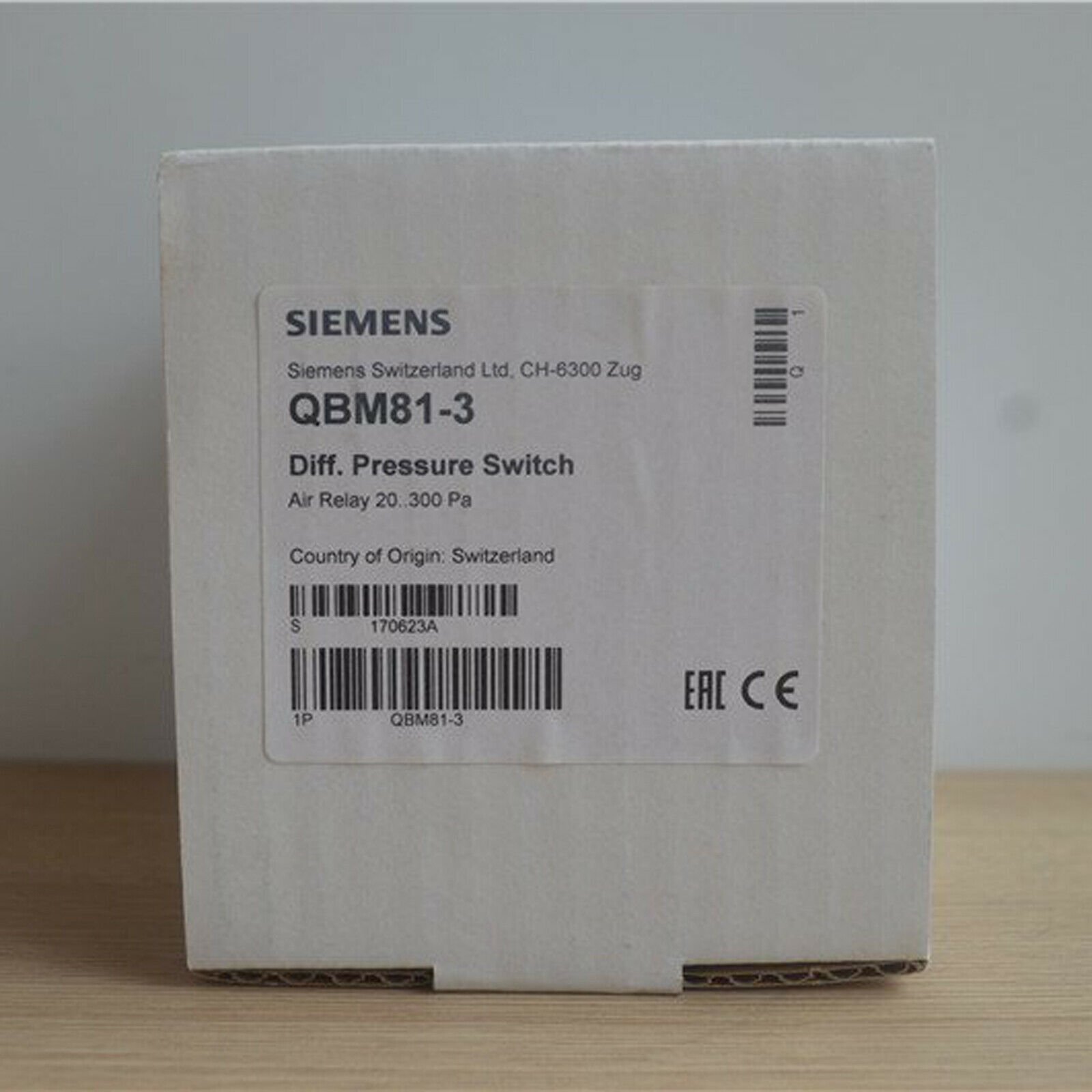 NEW SIEMENS Pressure Monitor QBM81-3 20-300pa SPOT STOCK | eBay