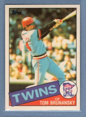 1985 Topps Tiffany #122 Tom Brunansky NM | eBay