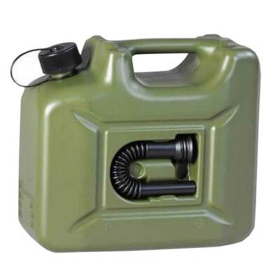 Army Can 10 Litre Plastic jerry Can 10L Petrol Diesel Can durable ...