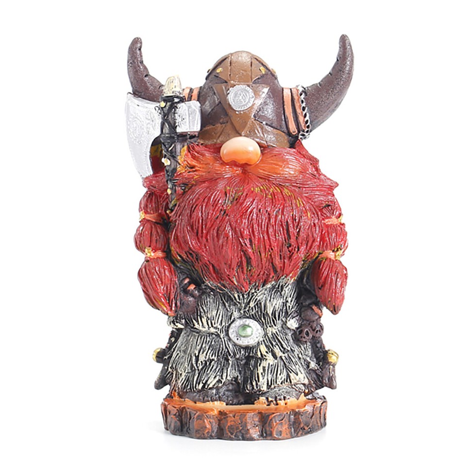 Garden Gnome Dwarf Statue Medieval Guard Nordic Victor Norse Dwarf ...