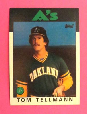 1986 Topps, Oakland Athletics - TOM TELLMANN | eBay