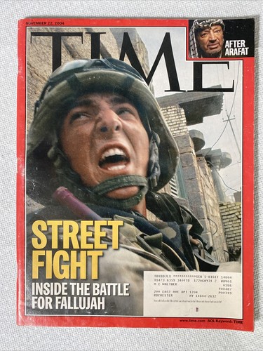 2004 November 22, Time Magazine Inside The Battle For Fallujah (CP419 ...
