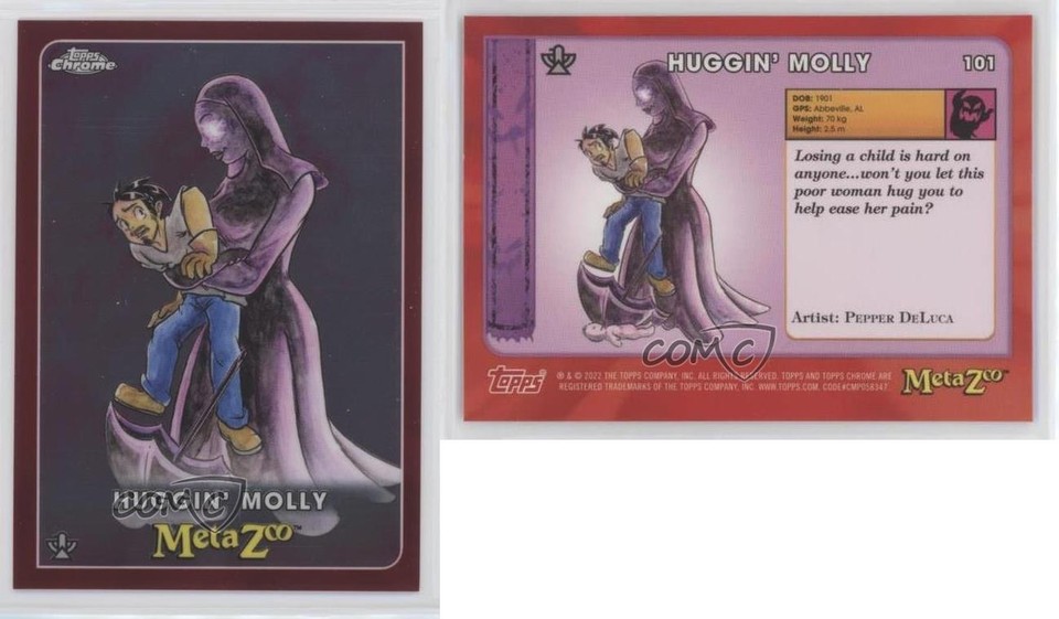 2022 Topps Chrome MetaZoo Huggin' Molly #101 w7v | eBay